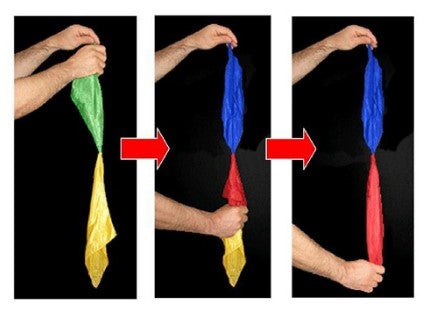 Double Color Changing Silk-automatic 18" – Viking Magic